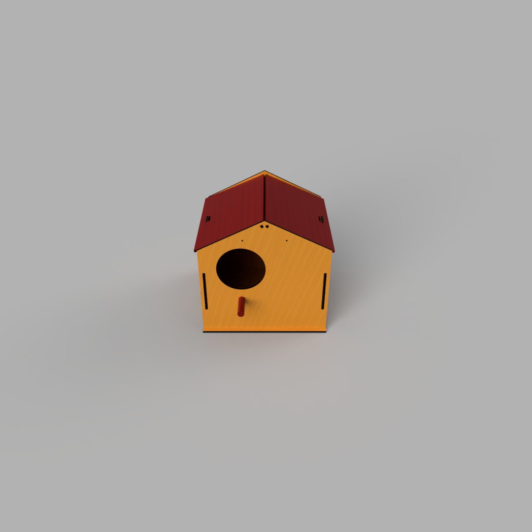 Laser Cut Bird House (nest) Digital Files : Ai, Dxf, Svg, Eps, Pdf - Etsy