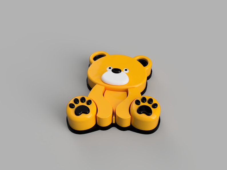 3D STL File: Cute Teddy Bear - Etsy