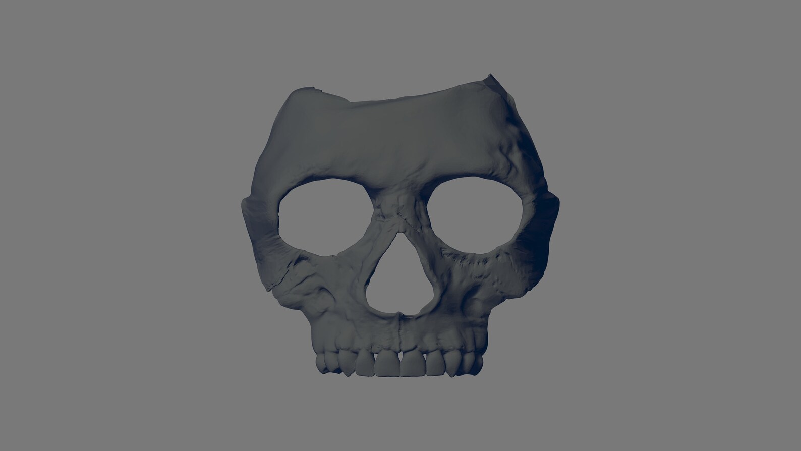 3D STL File: Ghost Mask - Etsy