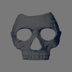 3D STL File: Ghost Mask - Etsy