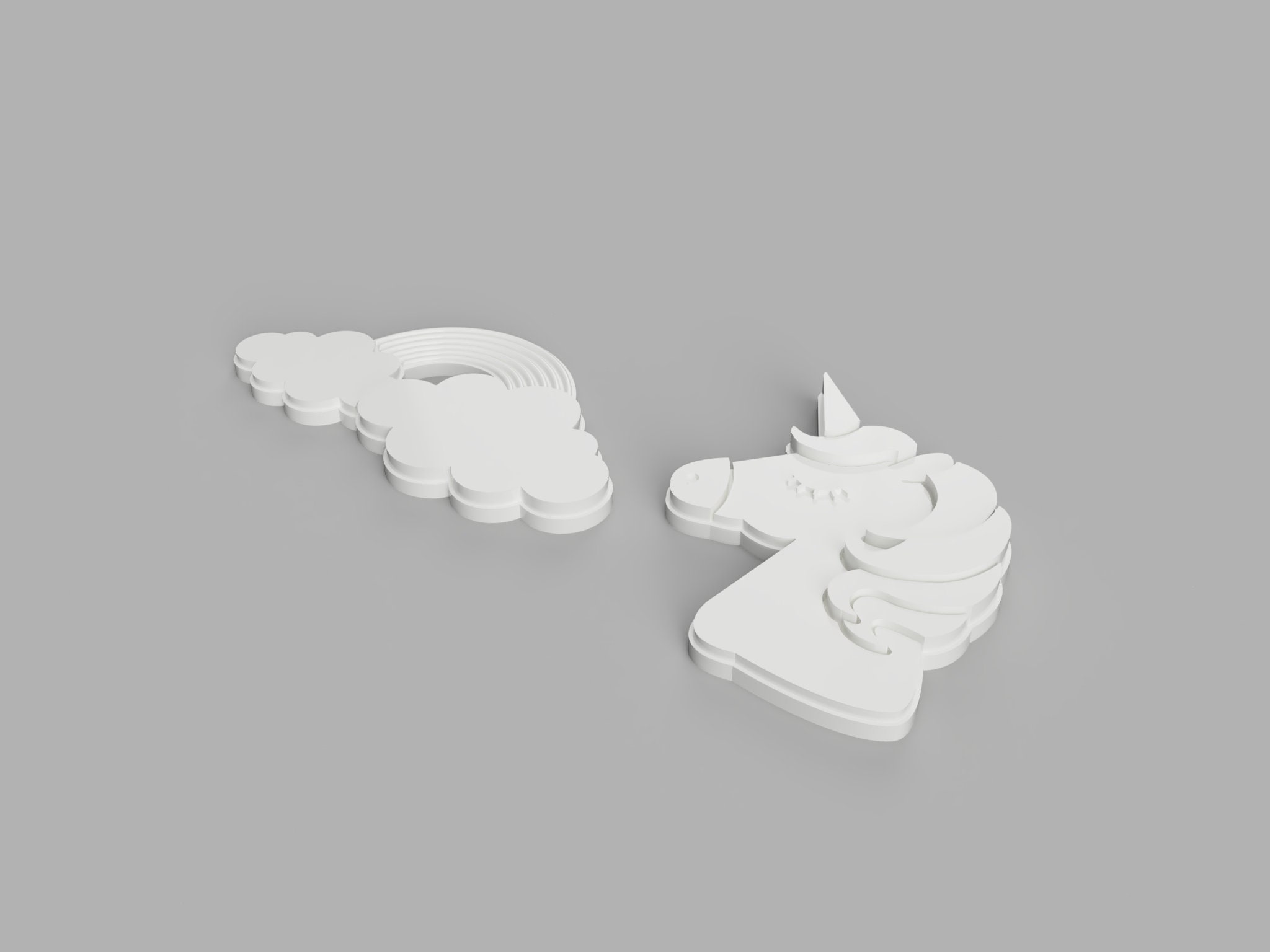 3D STL File: Unicorn - Etsy
