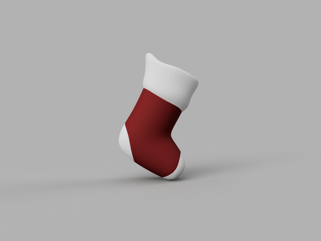 3D STL File: Christmas Sock - Etsy