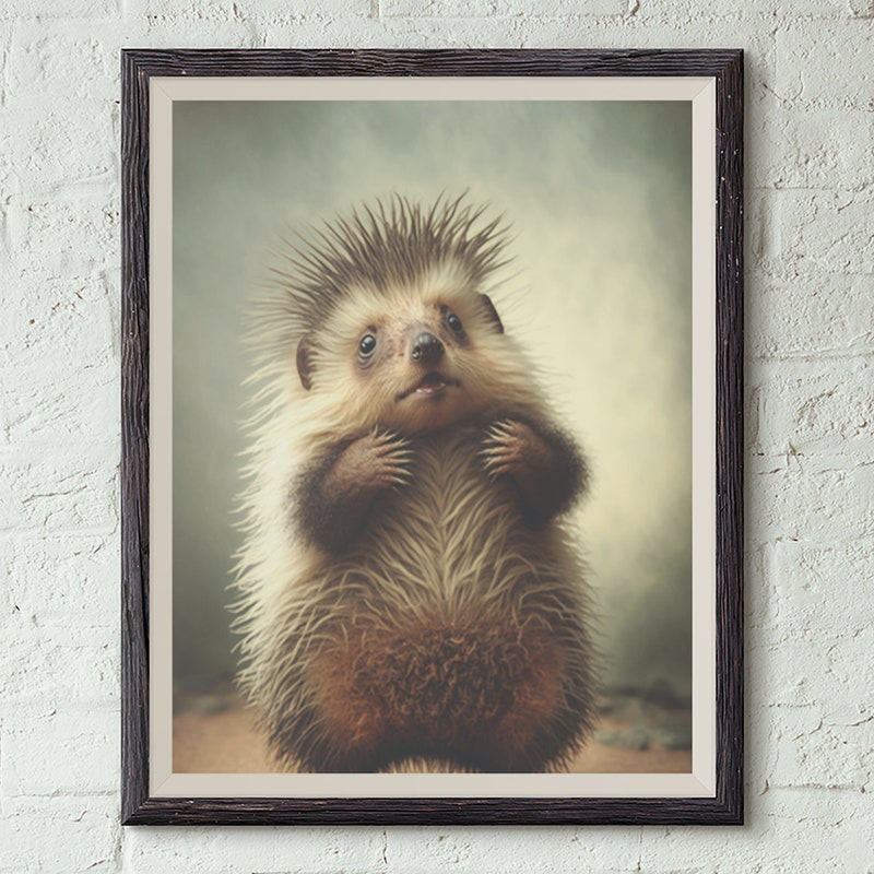Porcupine Art - Etsy