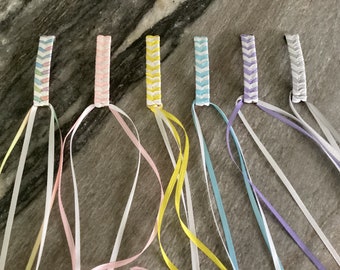 Nostalgic Braided / Woven Ribbon Barrettes Set of Two Hair - Etsy