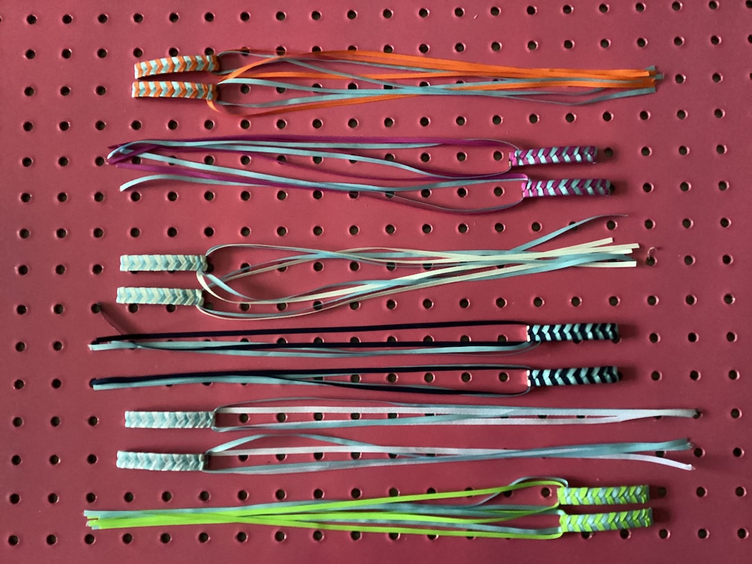 Set of Two 80s GROSGRAIN Braided Ribbon Barrettes - Etsy