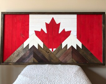 Stained Glass Canada Flag - Etsy Canada