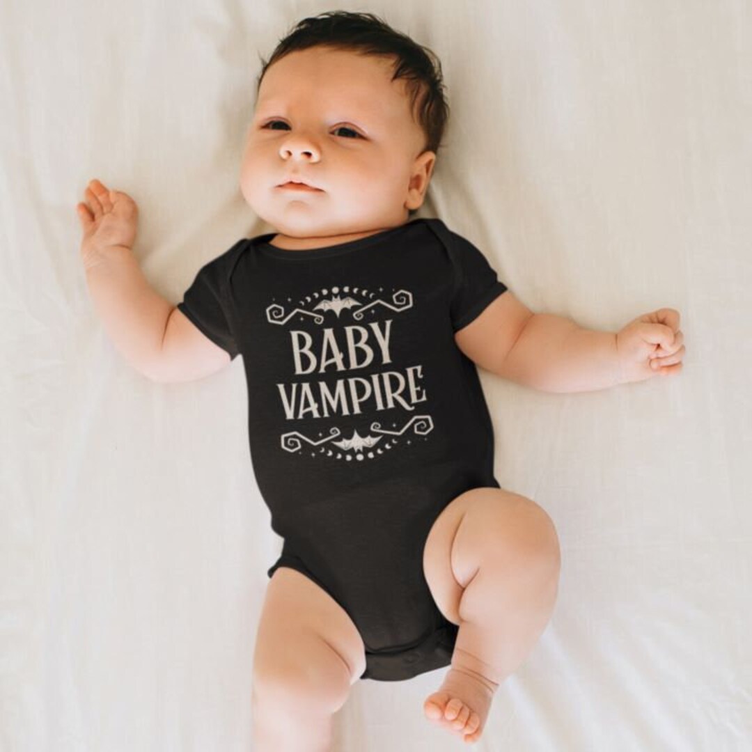 Goth Baby Clothes Infant Gothic Onesie With Baby Vampire - Etsy New Zealand