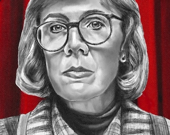 Twin Peaks Log Lady Tattoo Flash Art Print - Etsy