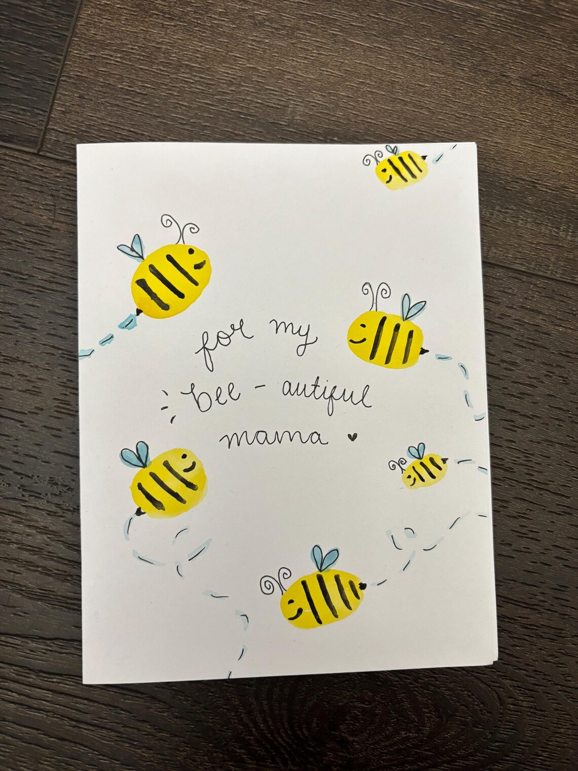 Custom Handmade Bee-autiful Mama Mother's Day Card - Etsy