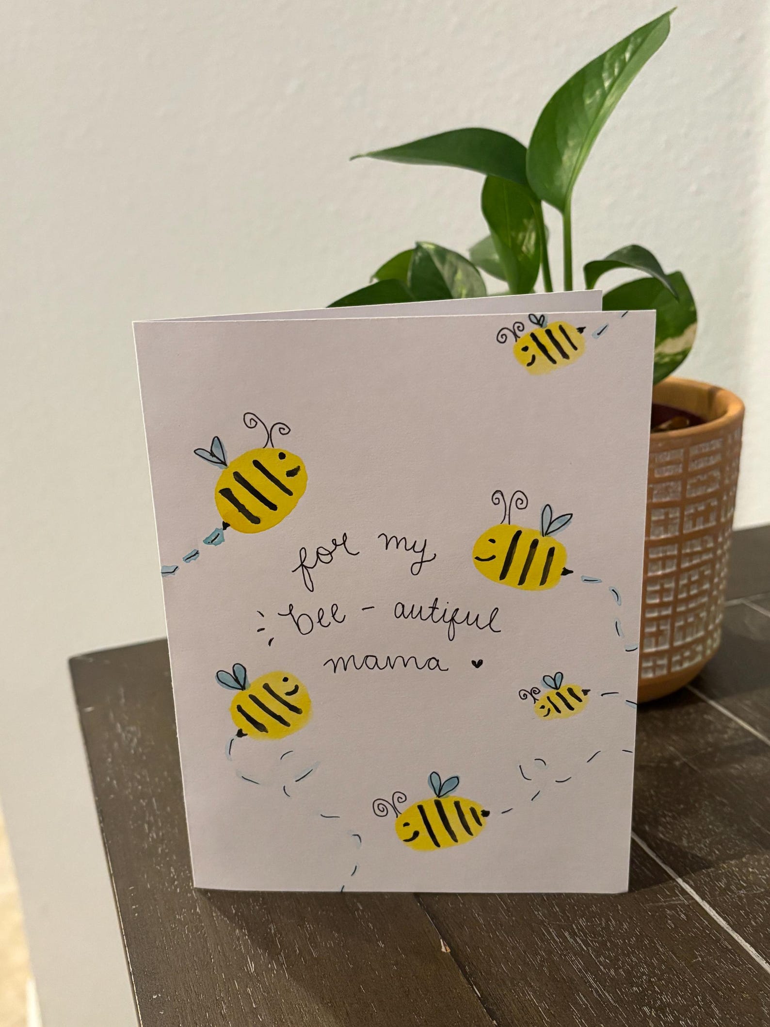 Custom Handmade Bee-autiful Mama Mother's Day Card - Etsy