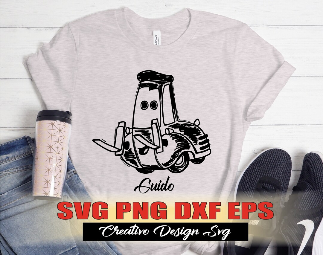 Cars Svg Png Dxf Eps Guido Svg Mcqueen Svg Family Shirt Disneyworld Svg ...