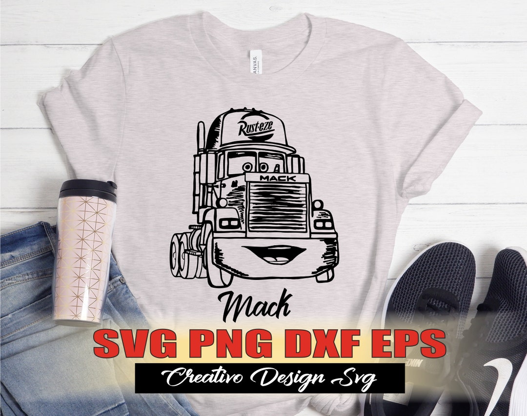Cars Svg Png Dxf Eps Mack Svg Mcqueen Svg Family Shirt Disneyworld Svg ...