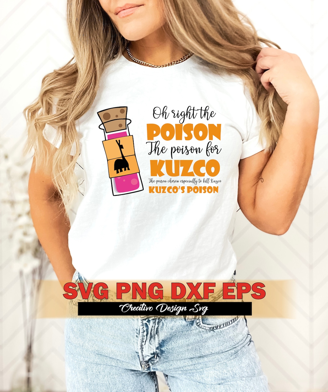 Oh Right the Poison Kuzco Svg Png Dxf Eps Pdf, Emperor’s New Groove Svg ...