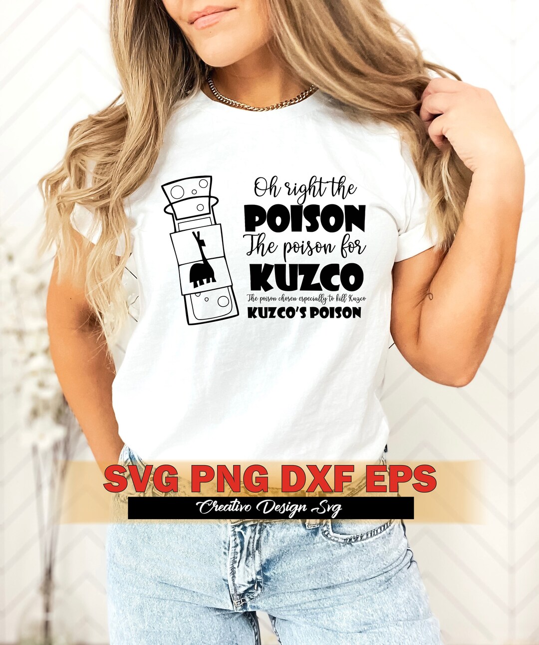 Oh Right the Poison Kuzco Svg Png Dxf Eps Pdf, Emperor’s New Groove Svg ...