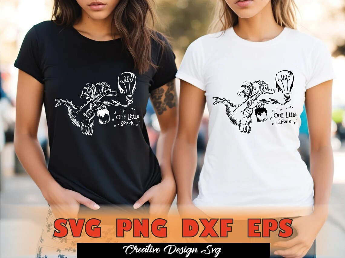 Cute Figment Svg Png Dxf Eps, One Little Spark Svg, Disneyvacation Svg ...
