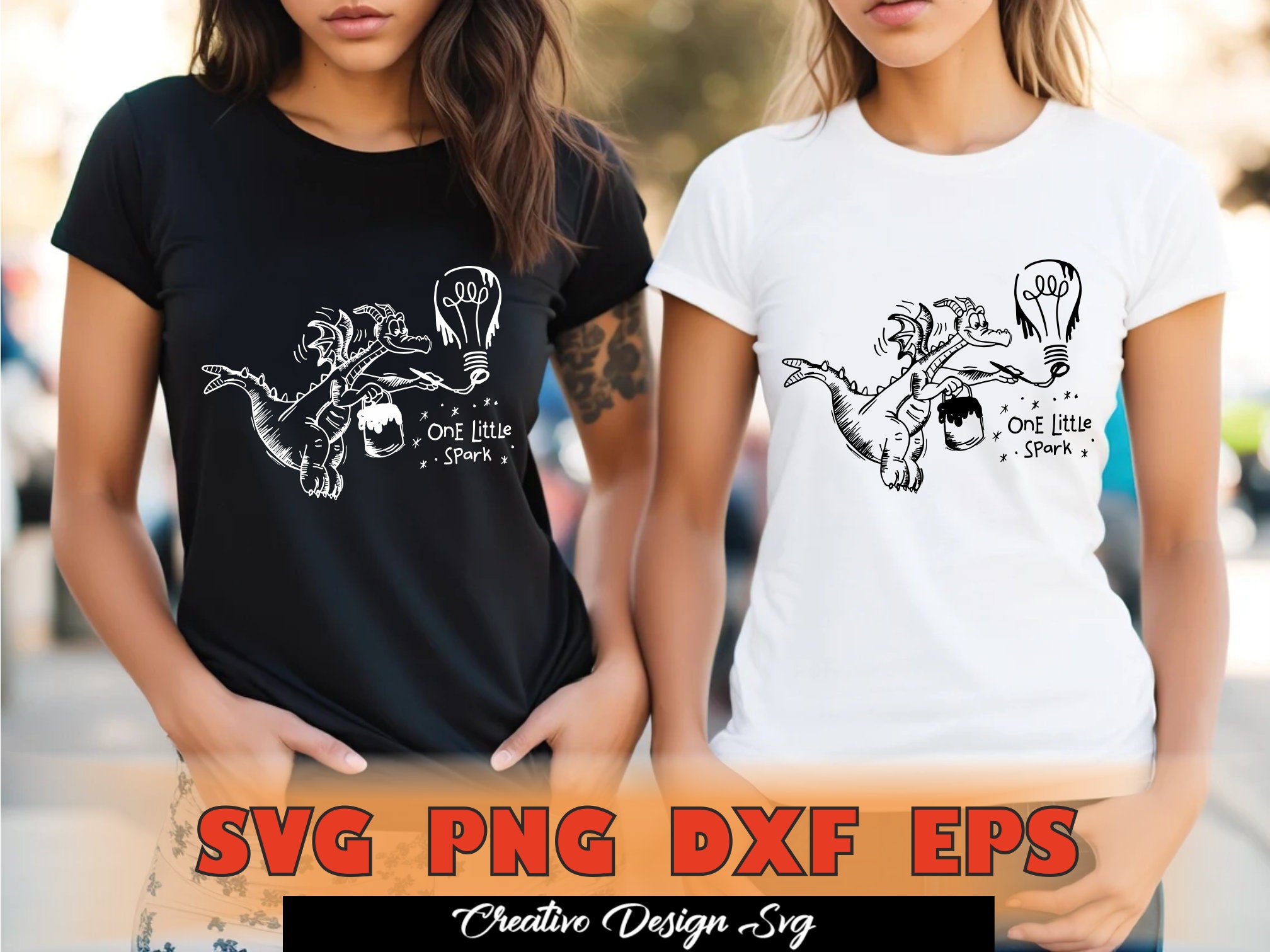 Cute Figment Svg Png Dxf Eps, One Little Spark Svg, Disneyvacation Svg ...