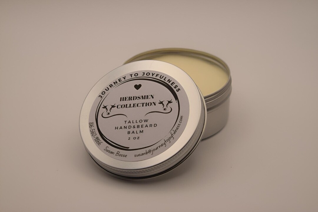 Tallow Balm, Hand & Beard Balm, Beef Tallow Moisturizer - Etsy