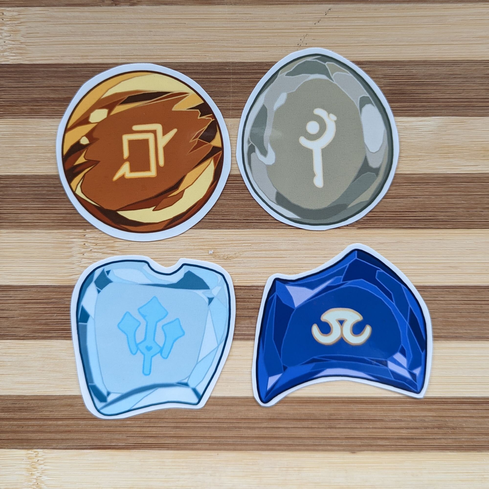 FFXIV Final Fantasy 14 2 Vinyl Decal Job Crystal Healer Sticker Ast/whm ...