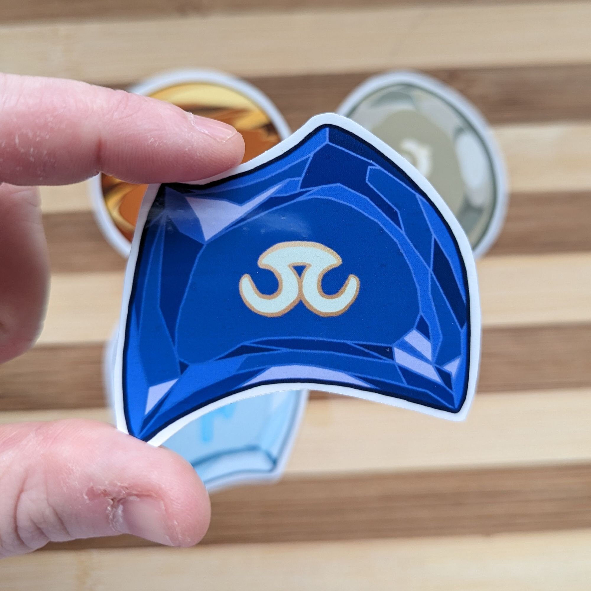 FFXIV Final Fantasy 14 2 Vinyl Decal Job Crystal Healer Sticker Ast/whm ...