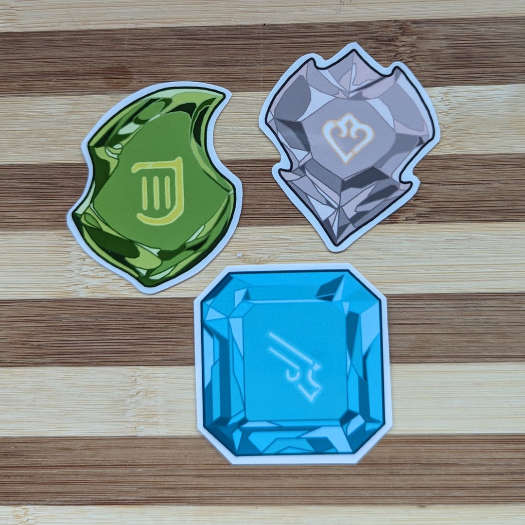 FFXIV Final Fantasy 14 2 Vinyl Decal Job Crystal Physical Ranged DPS ...