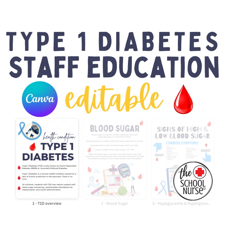 Diabetic Education for Kids - Etsy