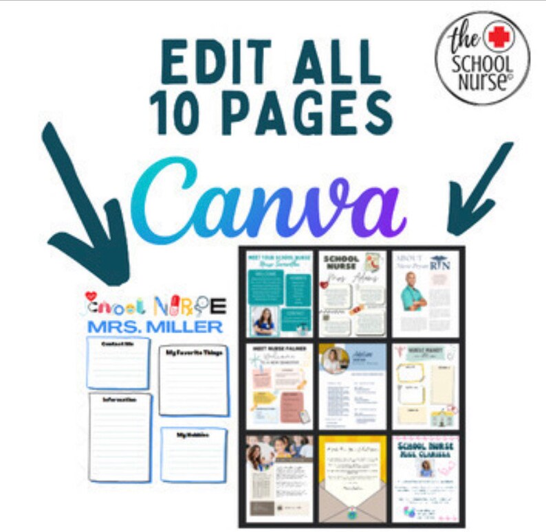 Meet the School Nurse Templates - Etsy