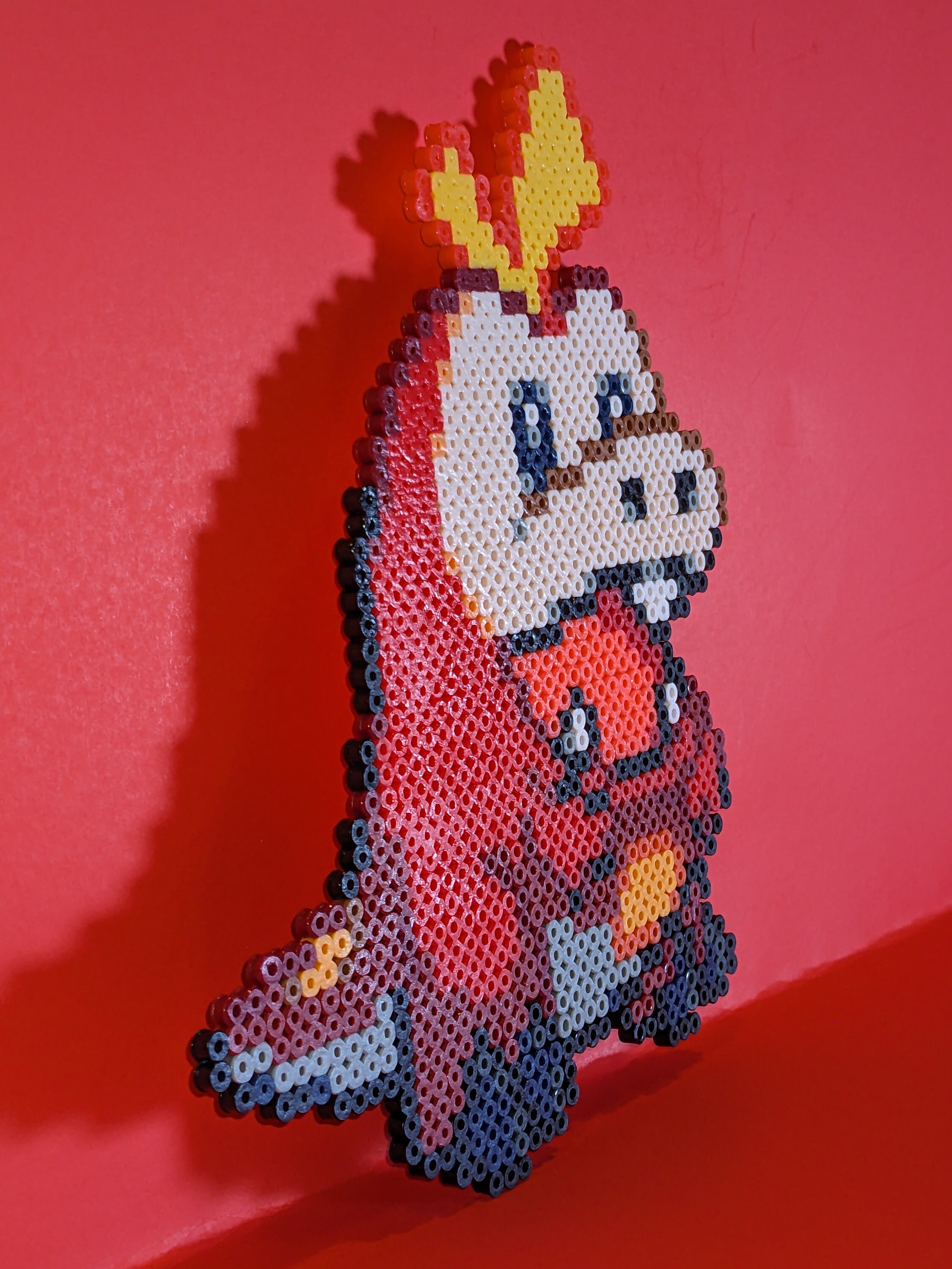 Fuecoco Pokemon Gift Perler Bead Art 8 Bit Pixel Decoration, Handmade ...