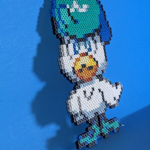 Quaxly Pokemon Gift Perler Bead Art 8 Bit Pixel Decoration, Handmade ...