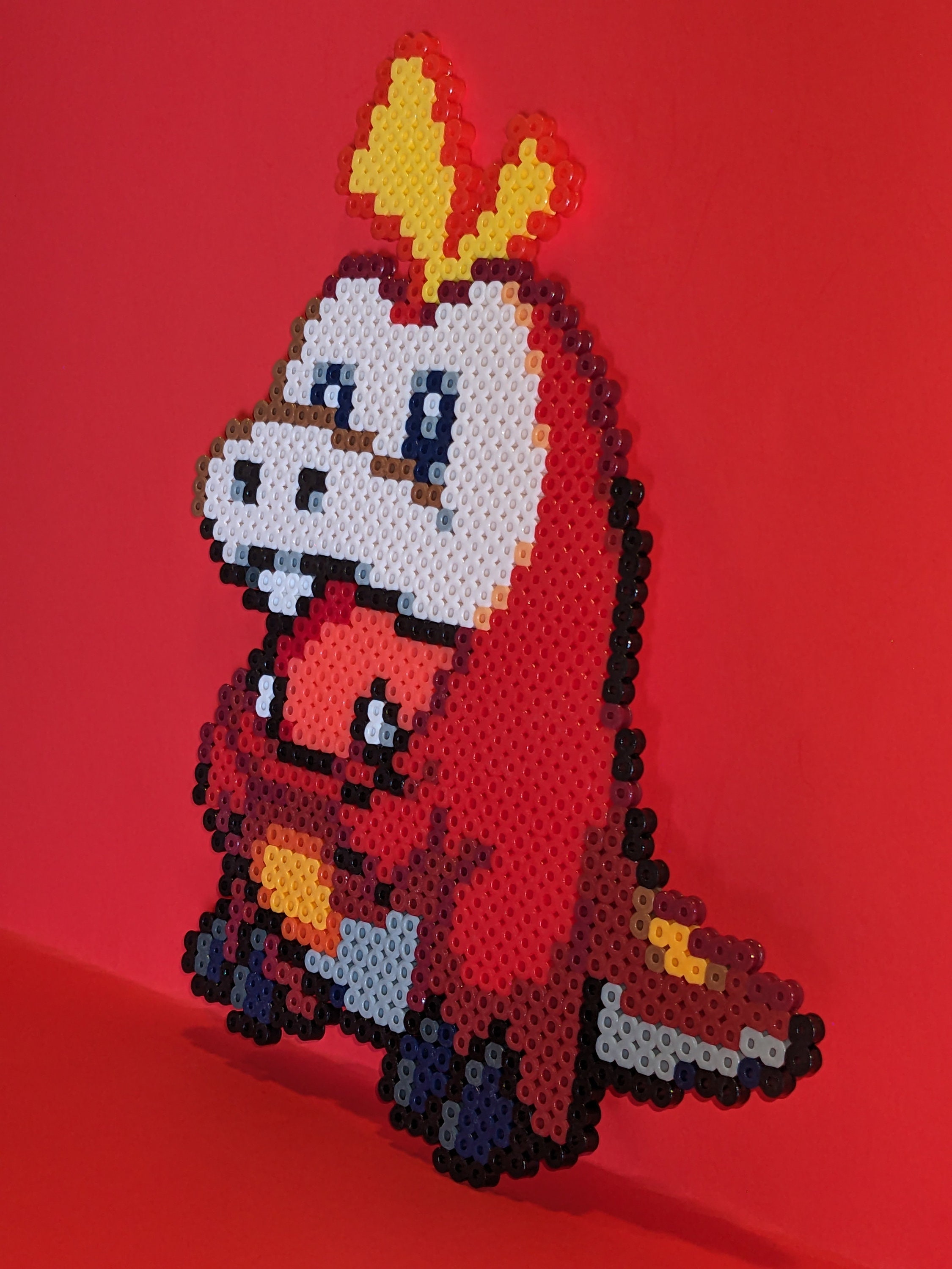 Fuecoco Pokemon Gift Perler Bead Art 8 Bit Pixel Decoration, Handmade ...