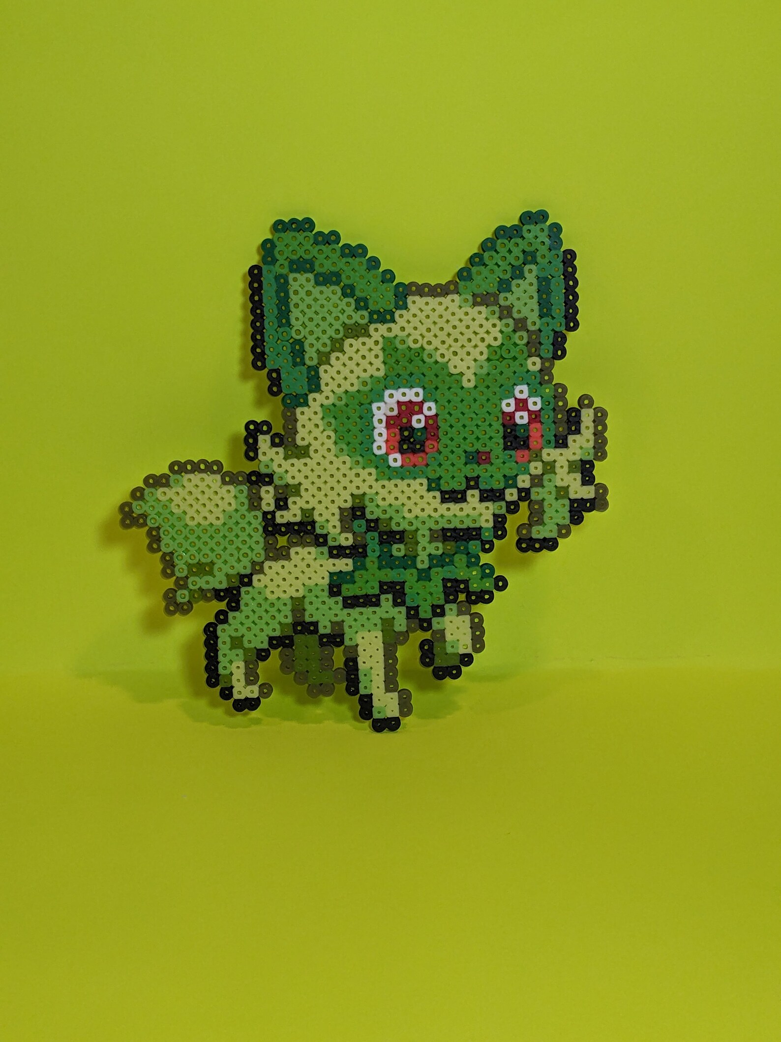 Sprigatito Pokemon Gift Perler Bead Art 8 Bit Pixel Decoration ...