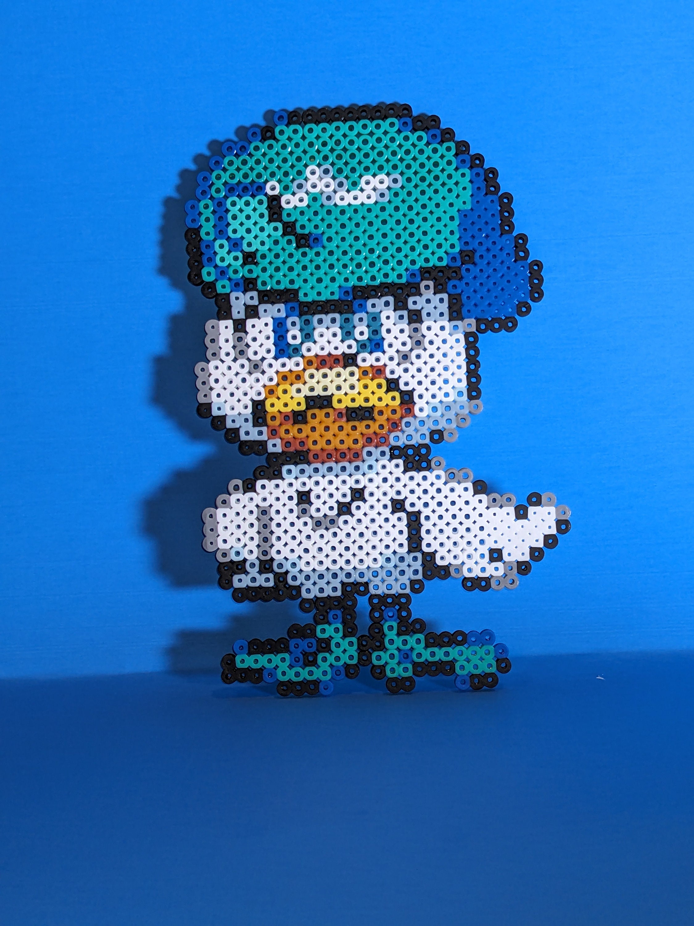 Quaxly Pokemon Gift Perler Bead Art 8 Bit Pixel Decoration, Handmade ...