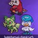 Fuecoco Pokemon Gift Perler Bead Art 8 Bit Pixel Decoration, Handmade ...