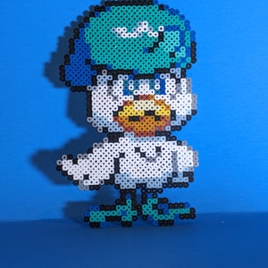 Quaxly Pokemon Gift Perler Bead Art 8 Bit Pixel Decoration, Handmade ...