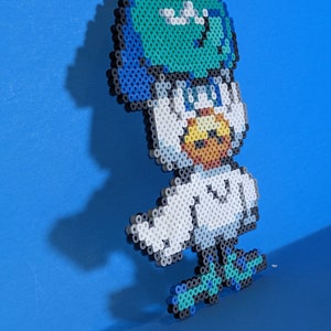 Quaxly Pokemon Gift Perler Bead Art 8 Bit Pixel Decoration, Handmade ...