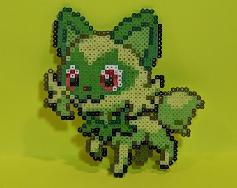 Quaxly Pokemon Gift Perler Bead Art 8 Bit Pixel Decoration, Handmade ...