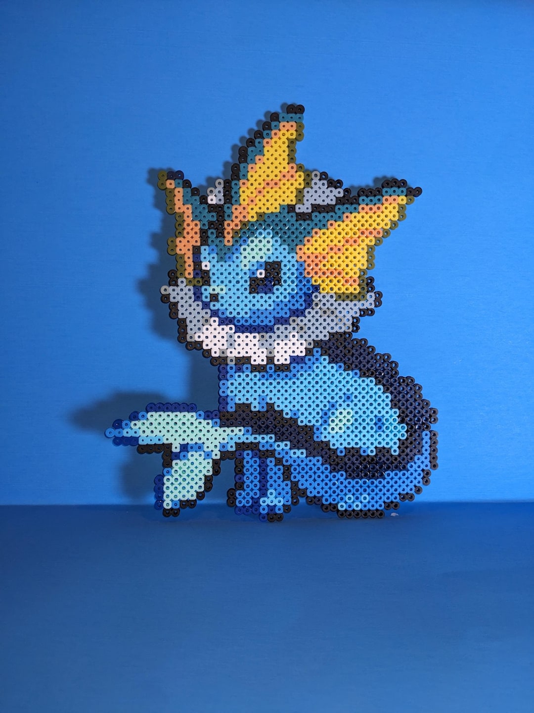 Vaporeon Water Pokemon Gift Perler Bead Art 8 Bit Pixel Decoration ...