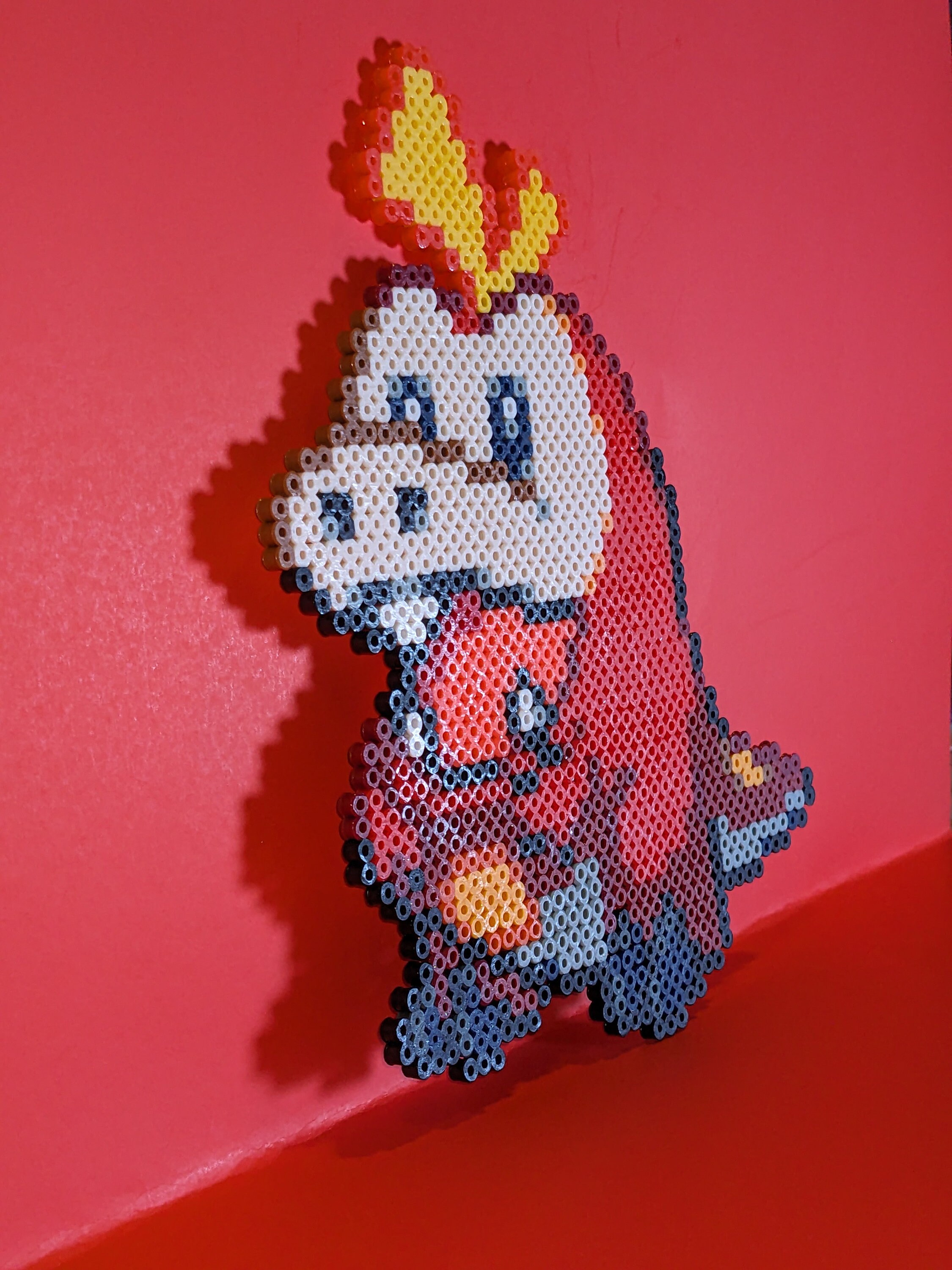 Fuecoco Pokemon Gift Perler Bead Art 8 Bit Pixel Decoration, Handmade ...