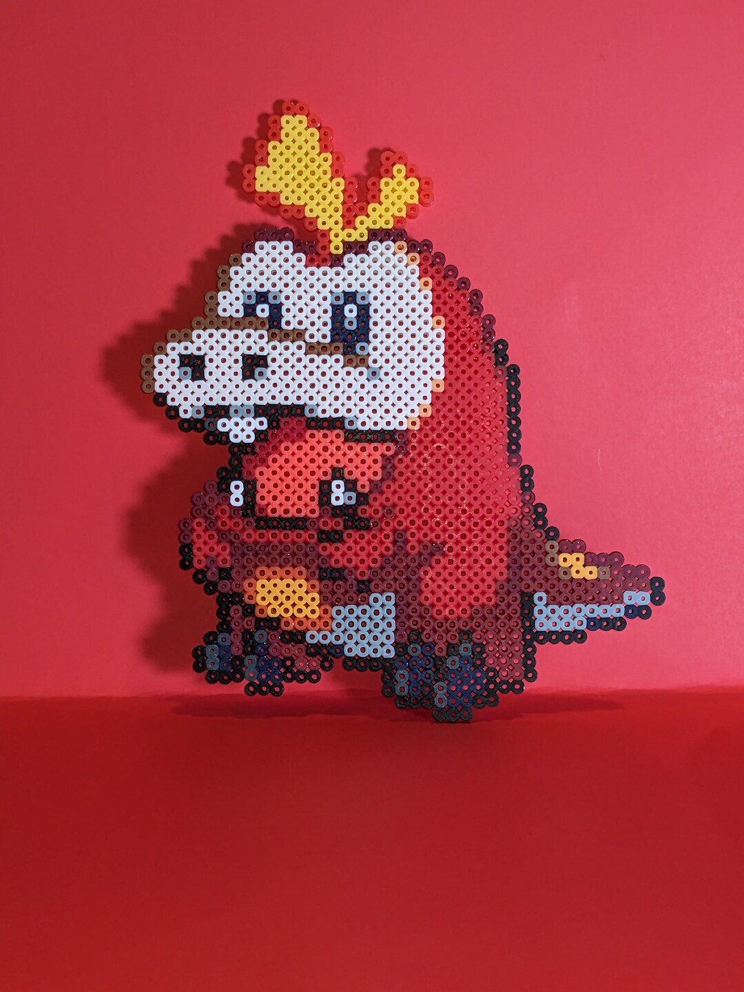 Fuecoco Pokemon Gift Perler Bead Art 8 Bit Pixel Decoration, Handmade ...