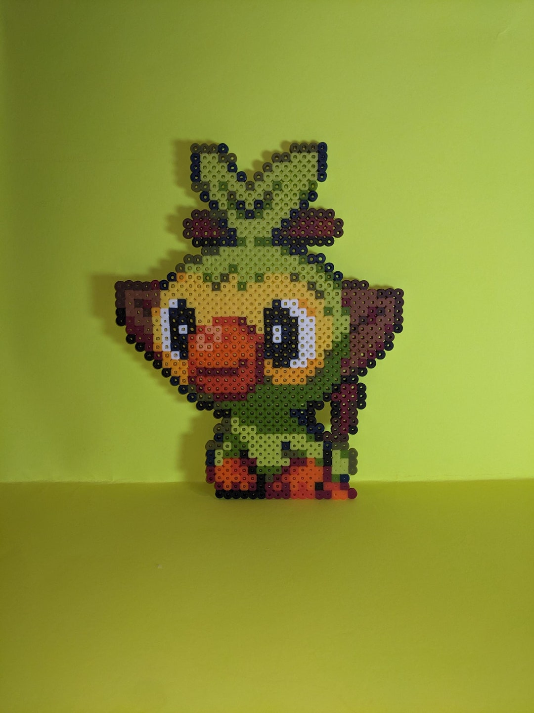 Grookey Grass Pokemon Gift Perler Bead Art 8 Bit Pixel Decoration ...