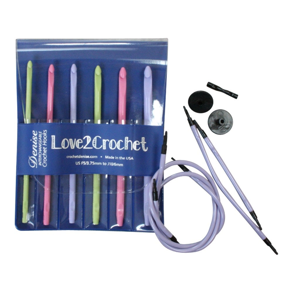 Love2crochet Interchangeable Crochet Hook Set From Denise ...