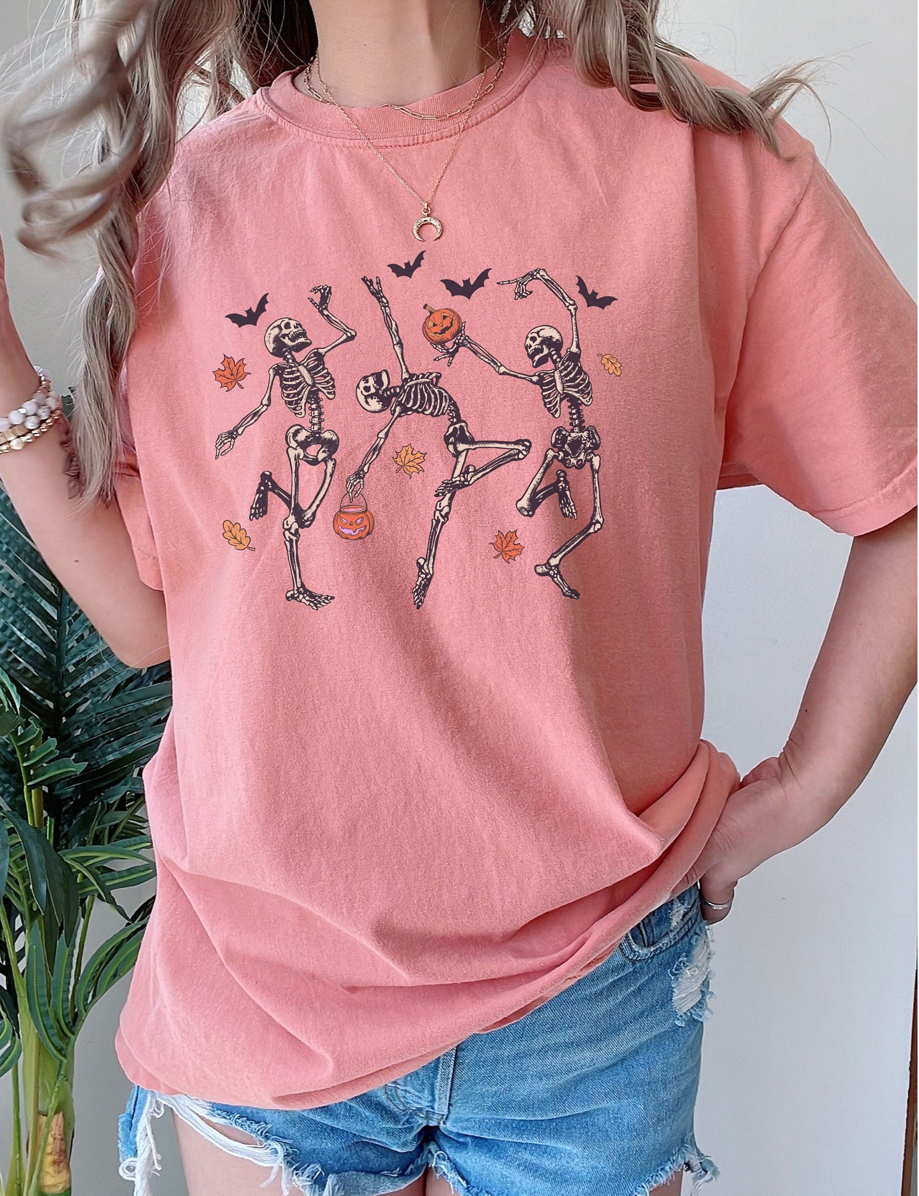 Dancing Skeletons Skeleton Tshirt Halloween Shirt Skeleton - Etsy