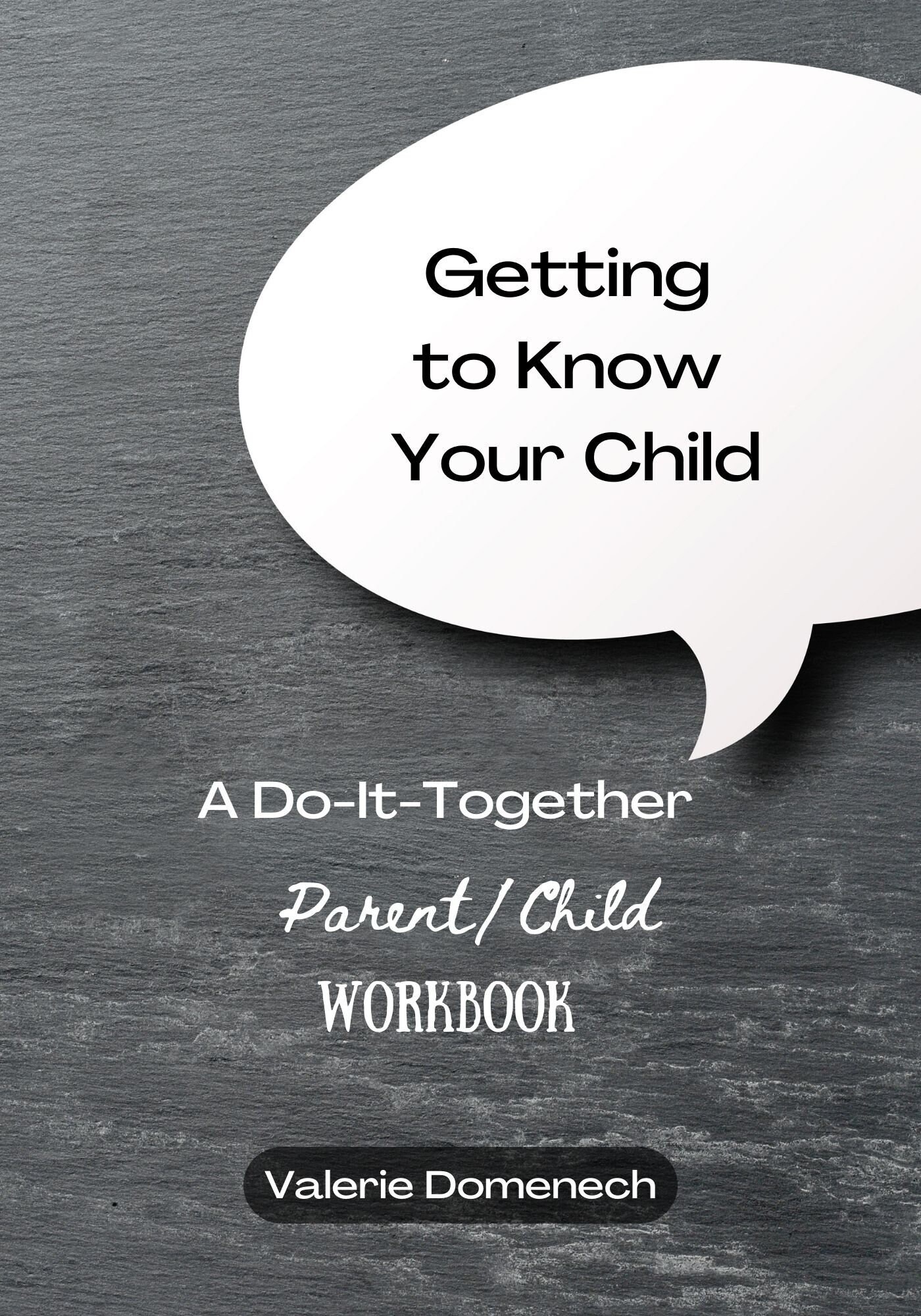 Getting to Know Your Child: A Do-it-together Parent/child Workbook - Etsy