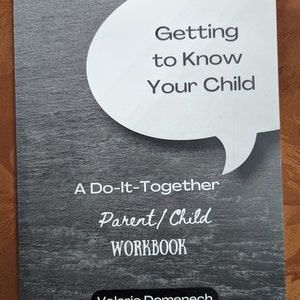 Getting to Know Your Child: A Do-it-together Parent/child Workbook - Etsy