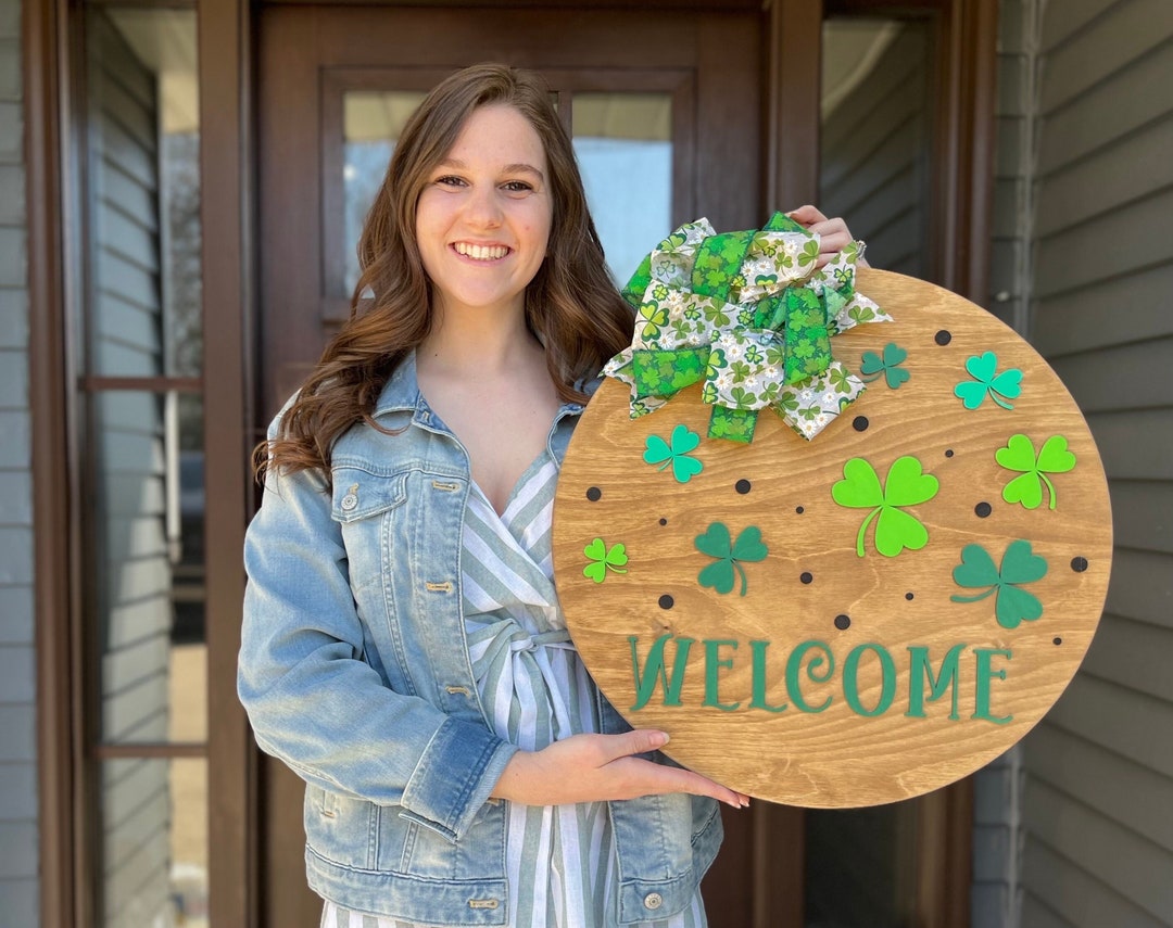 Front Porch Welcome Sign for Entryway • 3D Raised Lettering • St ...