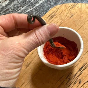 Wrought Iron Mini Spice Spoon - Etsy