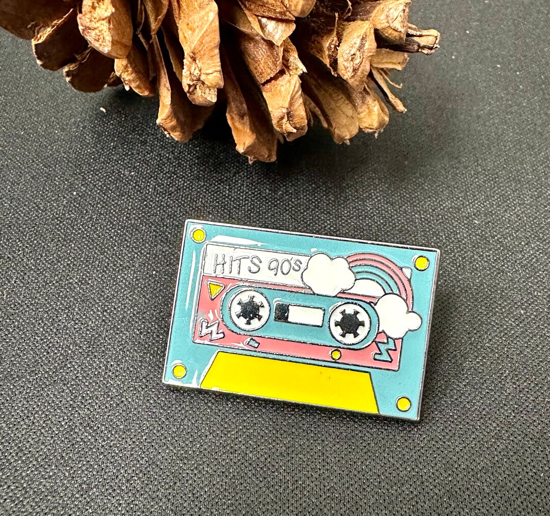 Cassette Pins Tape Pin Retro Enamel Pins Set Music Pins Lapel Pin Hard ...