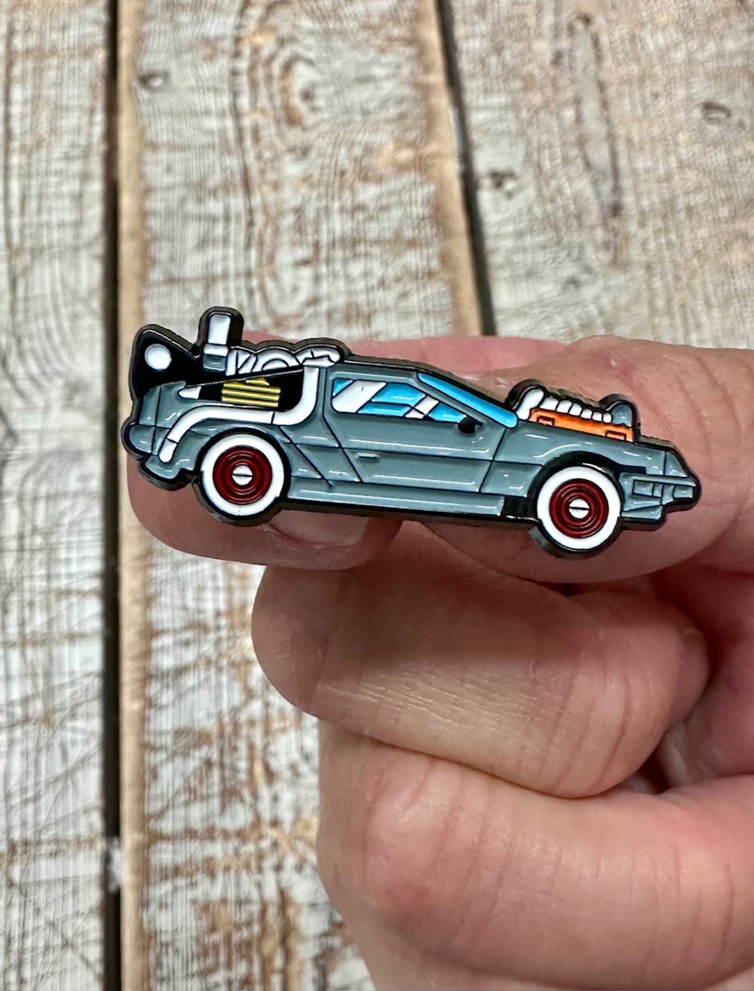 Time Travel Car Pin for Men, Interesting Jewelry Gifts for Backpack Hat ...