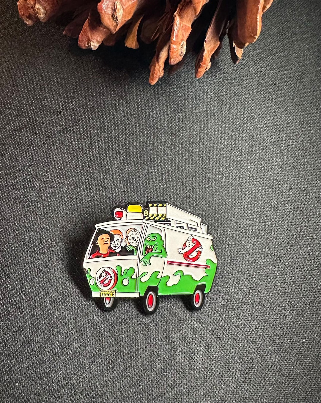 Ghost Buster Van Pin, Camper Pin - Etsy