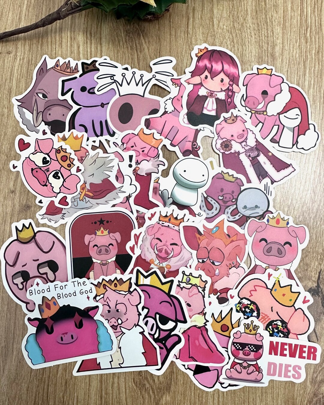 Pig Sticker Pack, Stickers for Water Bottles, Aesthetic Vinyl Stickers ...