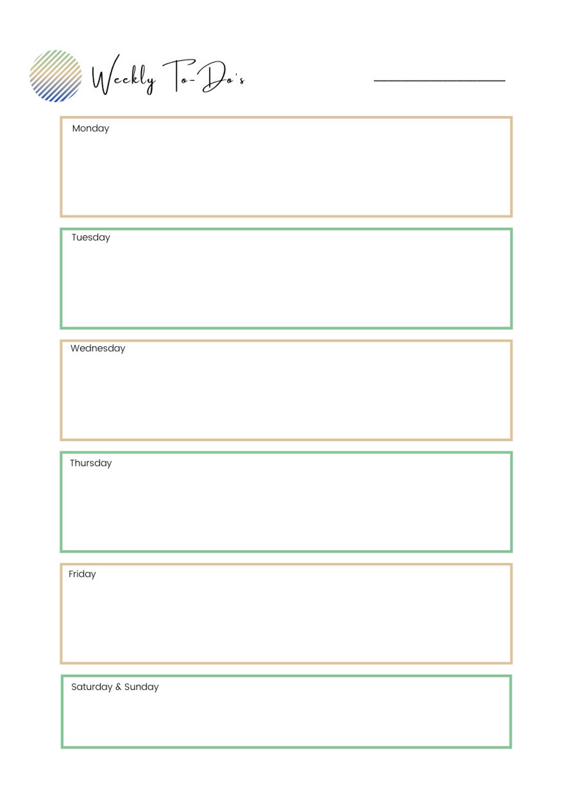 The Daily Grind Planner Printable, Editable - Etsy